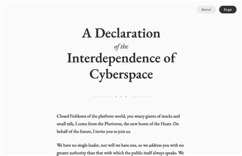 多元世界を志向するコレクティブ、versesによる「サイバースペースの相互依存宣言」 Massage Magazine マッサージマガジン