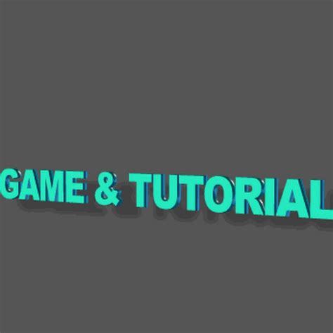 Game And Tutorial Youtube