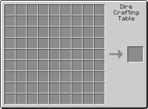 Crafting Table Recipe
