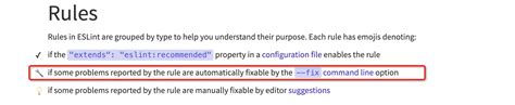 Where Could I Know Default Autofix Rules Eslint Eslint Discussion
