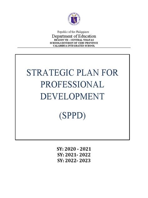 Revised Cis Sppd 2020 23 Pdf Educational Technology Strategic Planning