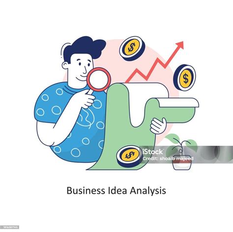 비즈니스 아이디어 분석 벡터 다채로운 디자인 일러스트 흰색 배경의 기호 Eps 10 파일 계획에 대한 스톡 벡터 아트 및 기타 이미지 계획 금융 남자 Istock