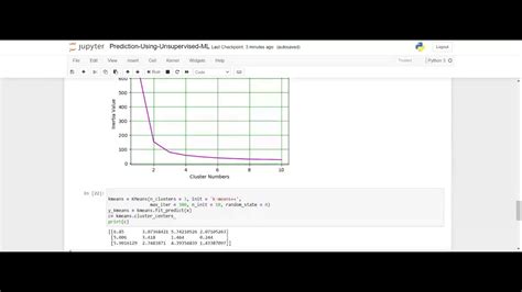 prediction using unsupervised ml youtube