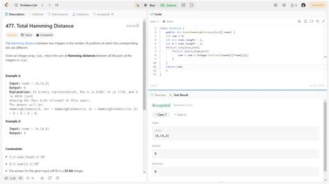 Urmila Dhakate On Linkedin Hammingdistance 100daysofcode Codingjourney Algorithm Java Coding