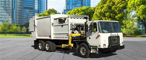 E Z Pack Automated Side Loader Refuse Body Abm Truck Equipment