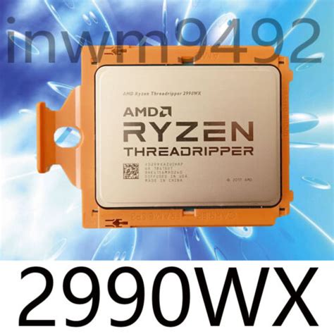 AMD Ryzen Threadripper 2990WX 32-Core 64-Threads 3.00GHz 250W sTR4 CPU ...