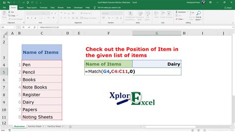 Excel Match Function Download 2 Practice Sheet Xplore Excel