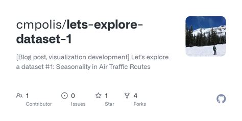 Github Cmpolislets Explore Dataset 1 Blog Post Visualization Development Lets Explore A