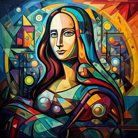 Купити картину Мона Лізу Варіація Штучний Інтелект у Києві доступна ціна в Україні фото