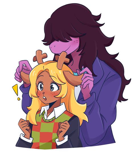 Susie Playing With Noelles Ears By Qualltyofllfe R Deltarune