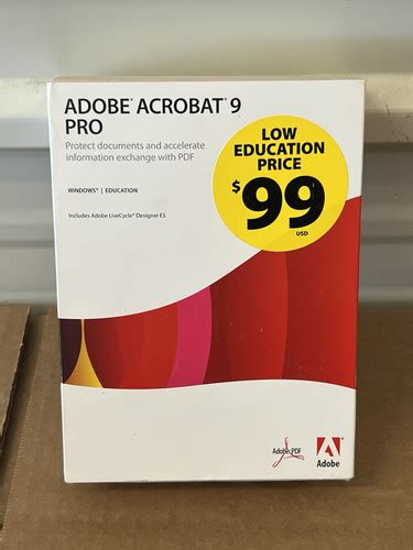 Adobe Acrobat 9 Pro Windows Education With Serial Pdf Livecycle