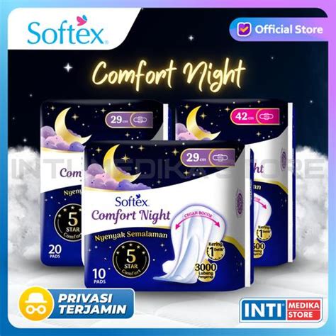 Promo Softex Pembalut Wanita Comfort Night Wing Kota Bandung Inti