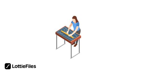 Free Woman At Work Animation By Ridwan Ridun Lottiefiles