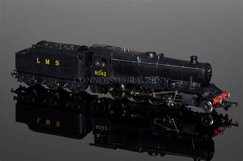 Wrenn Lms Wartime Black 8042 Class 8f 2 8 0 Freight Locomotive W2225