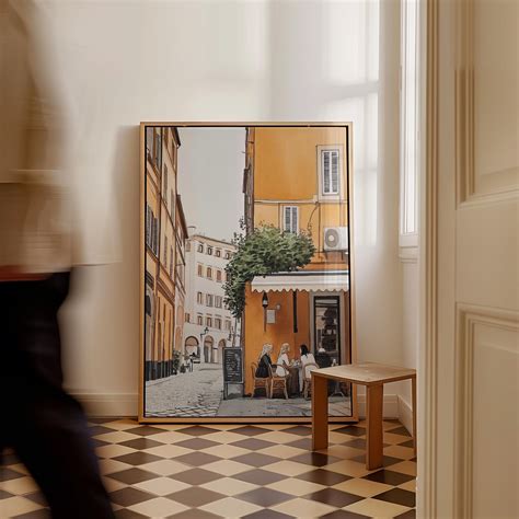 Rome City Print Set Of 6 Italy Poster Set Trastevere Art Print Italy