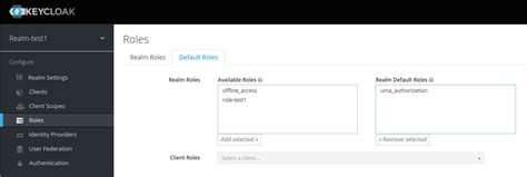 How Can I Add A Role To Default Roles In Keycloak Using Admin Cli