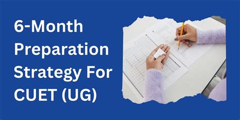 6 Month Cuet Ug Preparation Plan