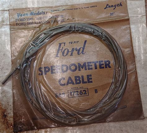 Speedometer Cable Ford 1949 1950 Pre Sixties Vintage Auto Supplypre