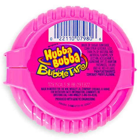 Hubba Bubba Awesome Original Bubble Gum Tape Candy Funhouse Candy