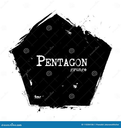Pentagon Shape Symbol Vector Icon Outline Stroke For Creative Graphic Design Ui Element In A