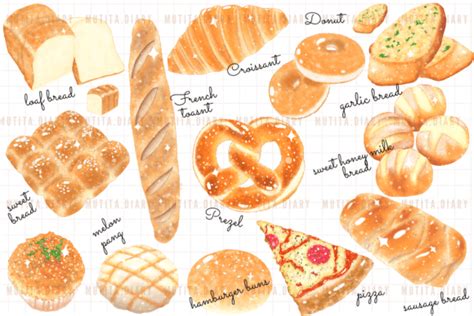 Bread Graphic By Mutitadiary · Creative Fabrica