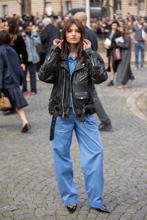 Thylane Blondeau Shines At Miu Miu Fashion Show During Paris Fashion