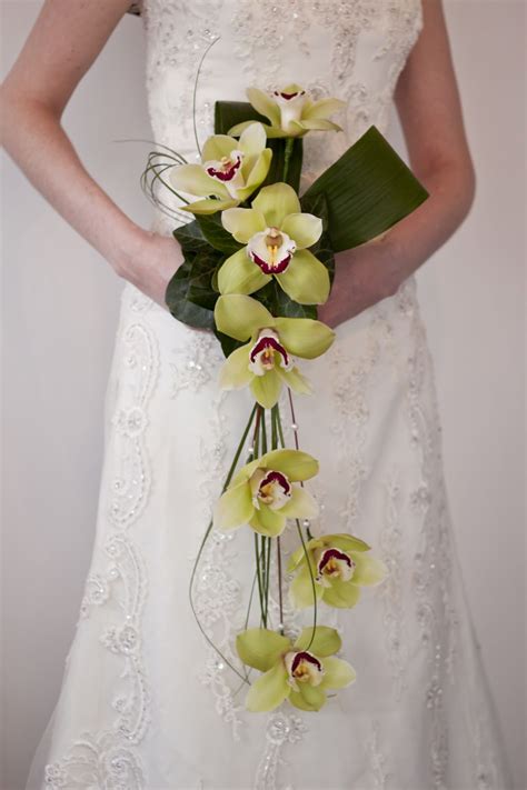 Modern Wired Orchid Bouquet Orchid Bouquet Design Modern Orchid