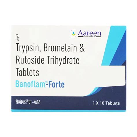 Banoflam Forte Tablet View Usage Side Effects Price And Subtitute