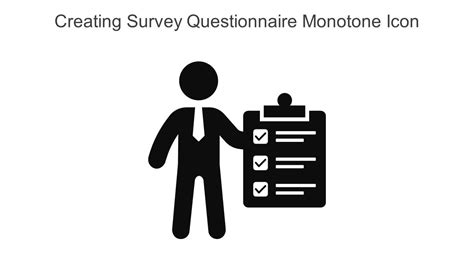 Creating Survey Questionnaire Monotone Icon In Powerpoint Pptx Png And Editable Eps Format Ppt