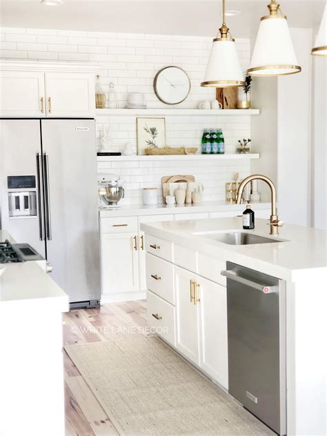 Gold Hardware On White Kitchen Cabinets At Jeremy Nilsson Blog