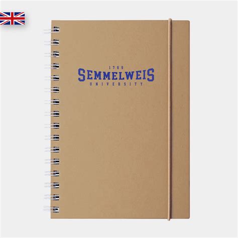 A5 Size Lined Notebook Semmelweis Shop