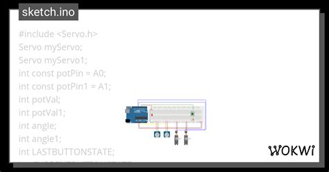 Robot Arm Copy 2 66 Wokwi ESP32 STM32 Arduino Simulator
