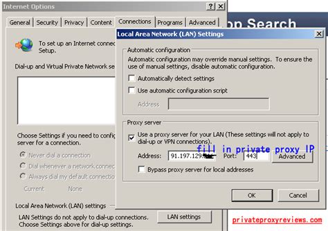 How To Setup Private Proxies In Ie Firefox And Chrome
