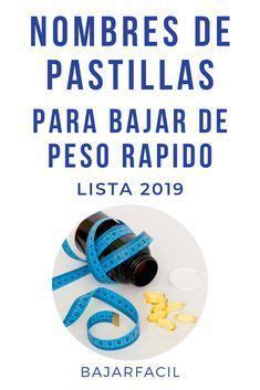 11 Nombres De Pastillas Para Bajar De Peso Rápido En El 2023 Artofit