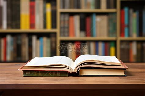 桌上翻开的书本高清图片下载 正版图片 摄图网