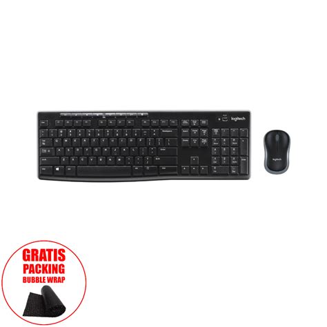 Jual Logitech Keyboard Mouse Optik Wireless Mk270r Original Shopee Indonesia