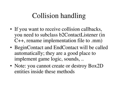 Ppt Collision Handling Powerpoint Presentation Free Download Id3819700