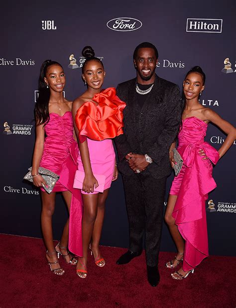Diddys Twins Jessie And Dlila Rock Matching Sweatsuits Photo