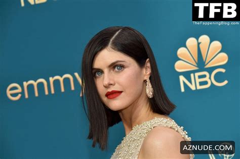 Alexandra Daddario Sexy Seen Flaunting Her Stunning Figure At The Annual Emmy Awards In Los