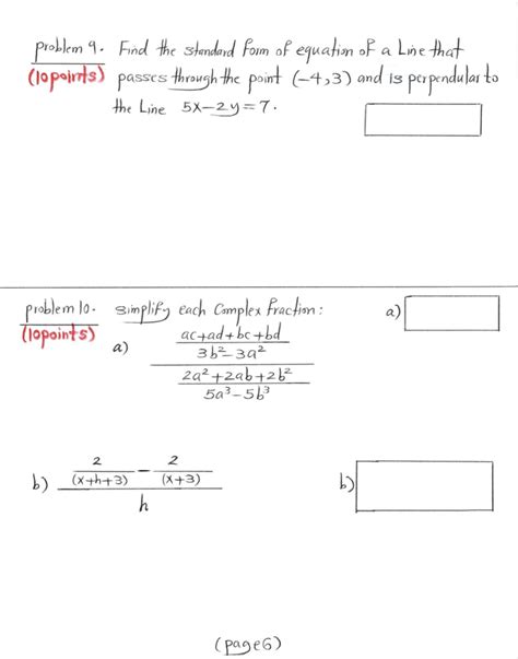 solved problem 9 ﻿find the standard form of equation of a
