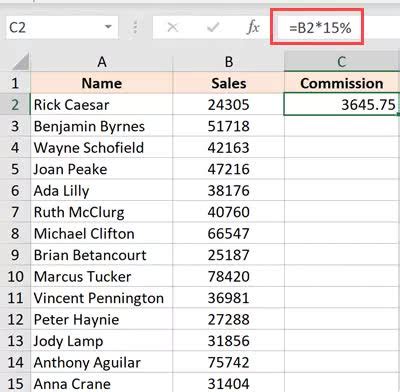 How To Apply Formula To Entire Column Excel Fill A Formula Down Into