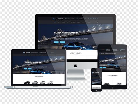Responsive Web Design Mockup Web Template System WordPress WordPress