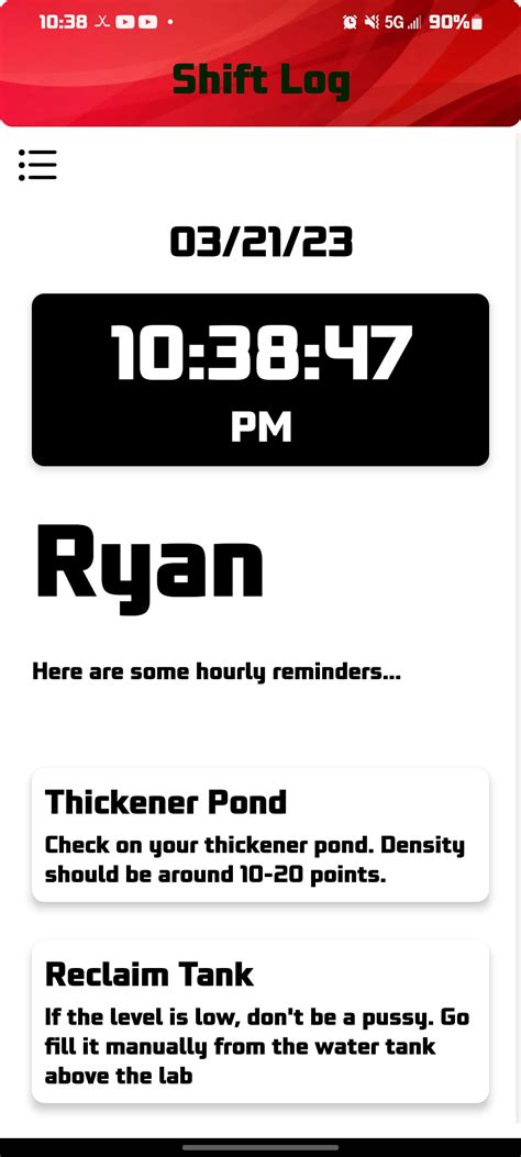 Github Ryanlarge13shift Log A Mobile App Used For Mill Shift