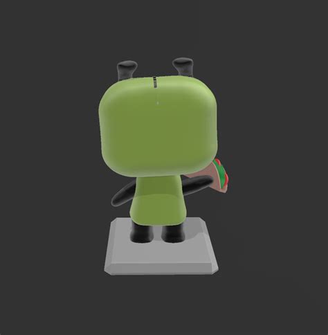 Stl File Invader Zim Gir 👾 ・3d Printer Model To Download・cults