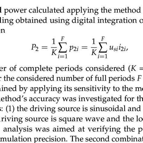 Values And Formulas For Their Calculations Of Parameters Used In Download Scientific Diagram
