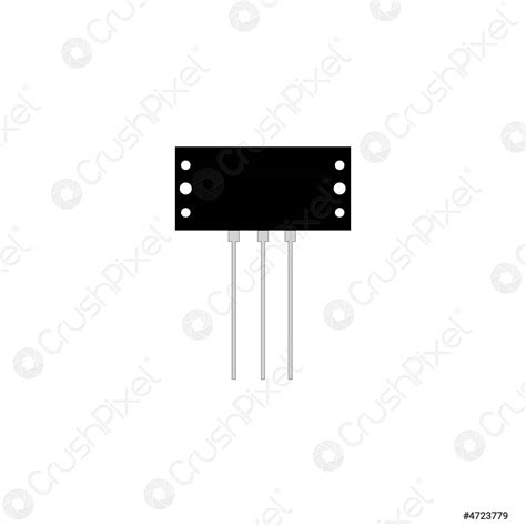 Transistor Design Illustration Icon Stock Vector 4723779 Crushpixel