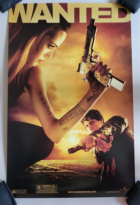 Wanted 2008 Movie Poster Wanted Steelbook Blu Ray Dvd Digital