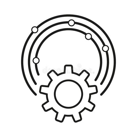 Setting Icon Gear User Preference Setting Vector Illustration Eps 10