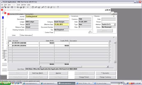 Enter And Process Journal Vouchers Oracle Ebs Financials