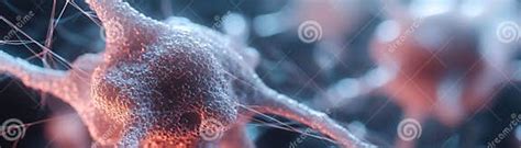 Glowing Particles Are Interconnected By Delicate Web Like Lines Symbolizing The Concept Of